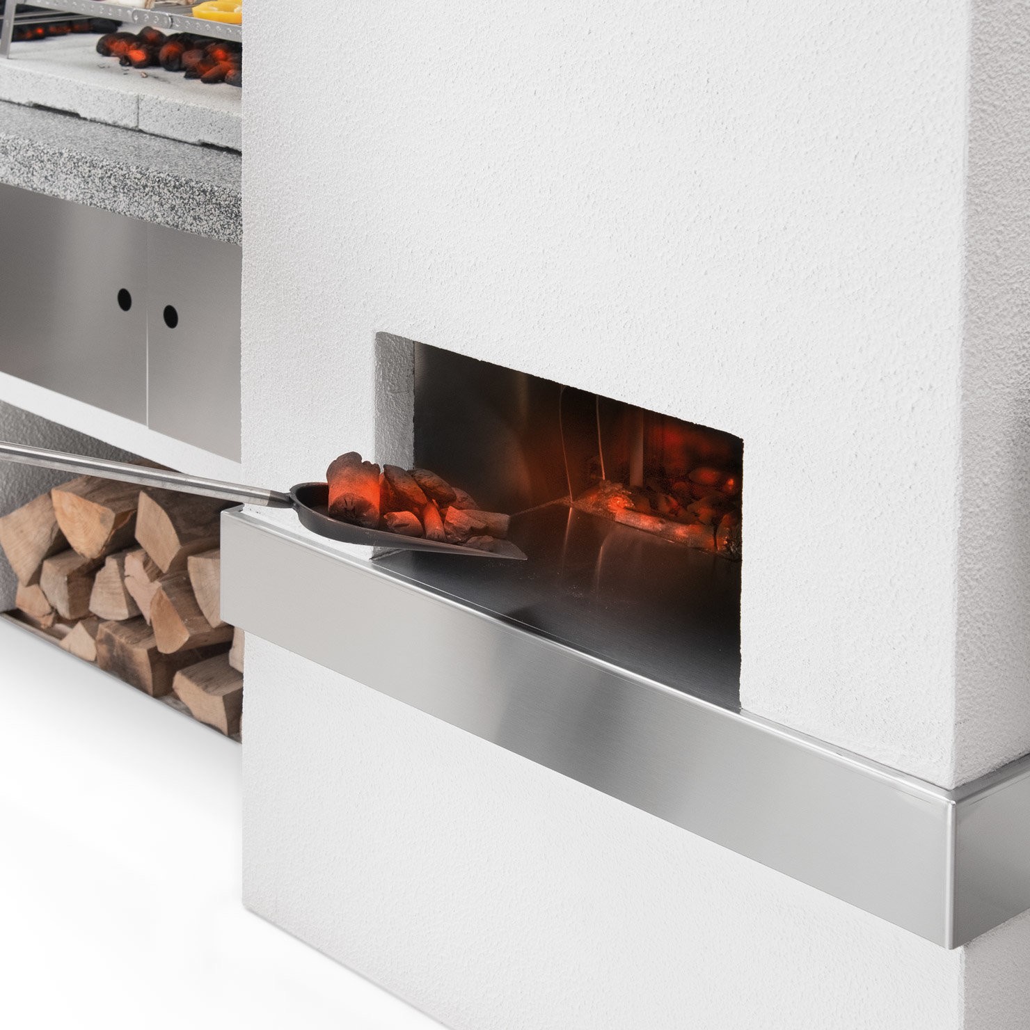 Modulo Brucia Legna, Cucine da Esterno | Palazzetti In Giardino