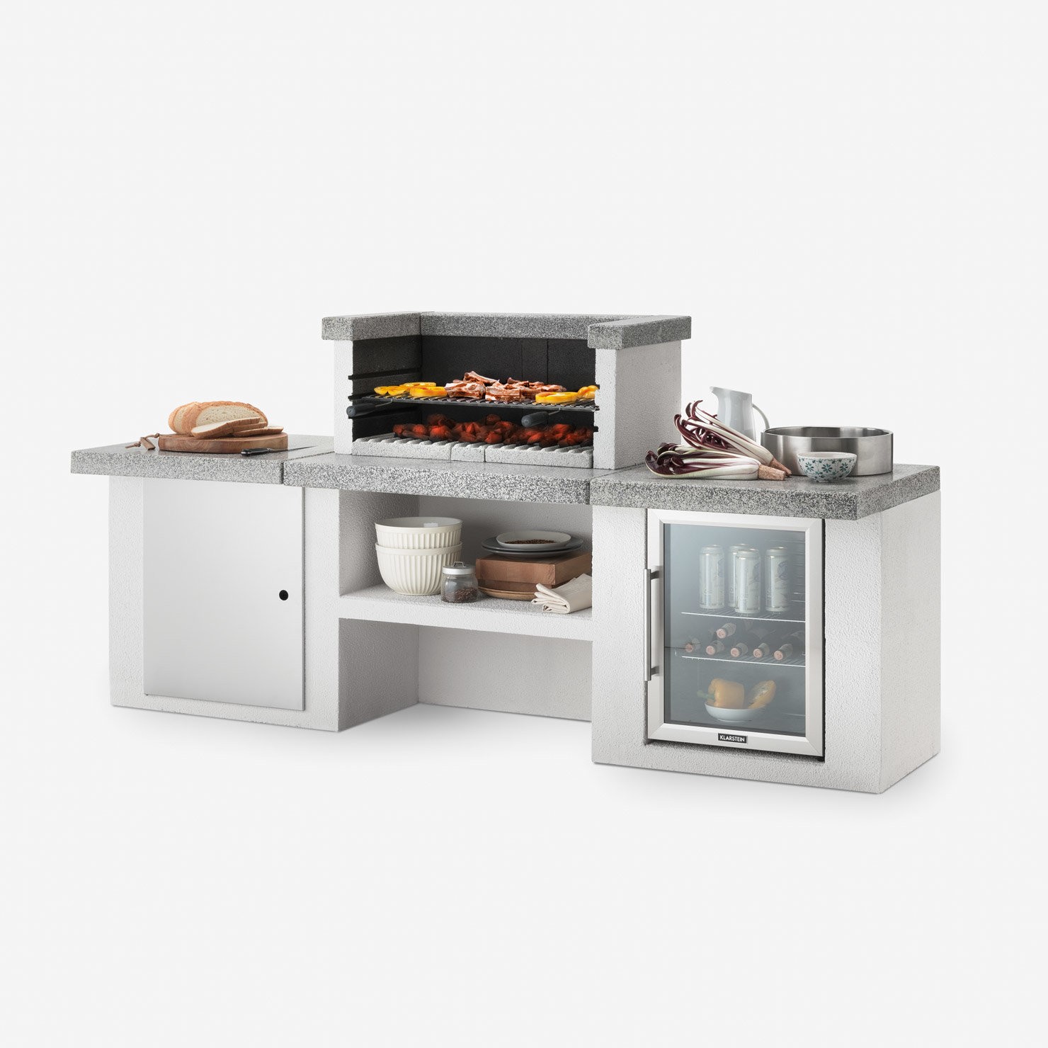 Barbecue da appoggio singolo Rosso, Cucine da Esterno | Palazzetti In ...